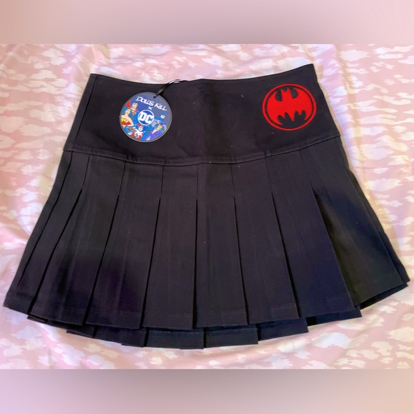 Dolls Kill | Skirts | Dolls Kill X Dc Comics Highwaist Pleated Mini ...